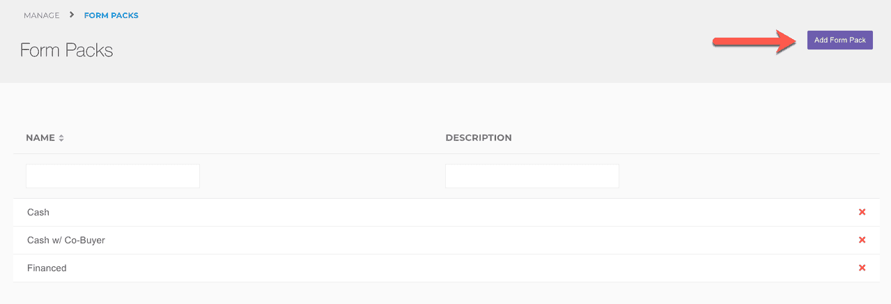 Form Packs | Help Center | dealr.cloud