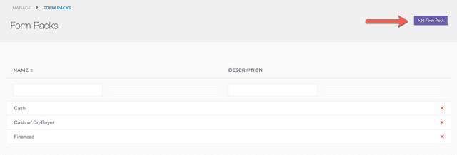 Form Packs | Help Center | dealr.cloud
